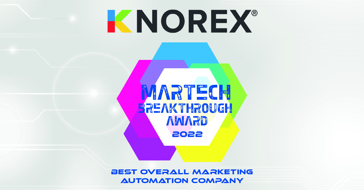 Knorex Awarded for Digital Marketing Innovation in 2022 MarTech ...